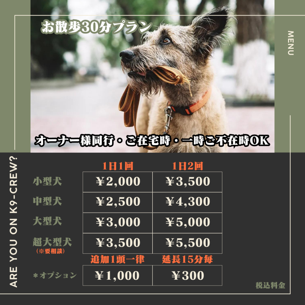 ドッグウォークコース | K9‐CREW